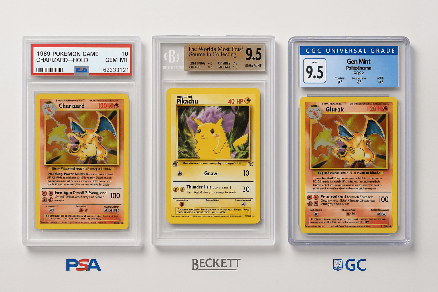 Grading explained: PSA vs. Beckett vs. CGC | Pokeca.nl - Pokeca.NL